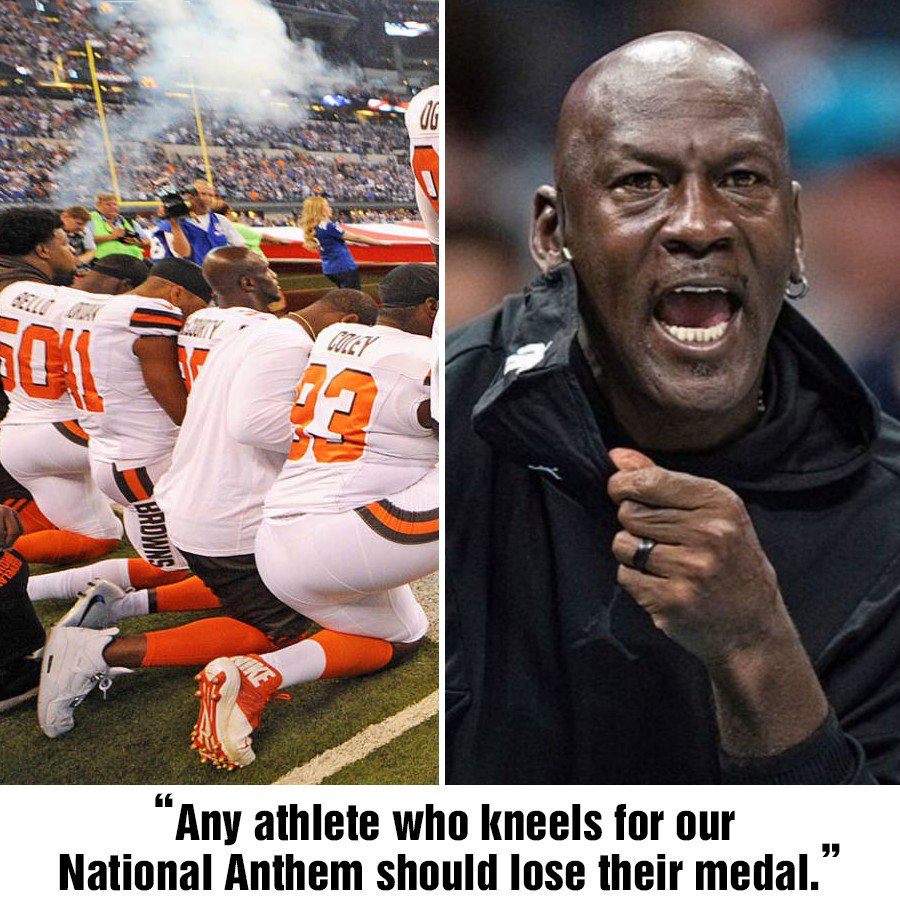 Michael Jordan’s Controversial Stance: “Any Athlete Who Kneels for Our ...