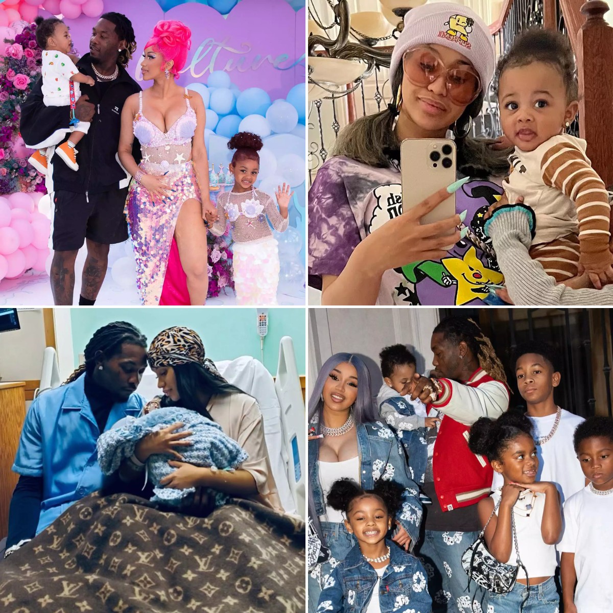 Cardi B and Offset’s Heartwarming Family Moments with Their Children ...